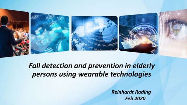 Fall Detection And Prevention Among Elderly Persons Pptx