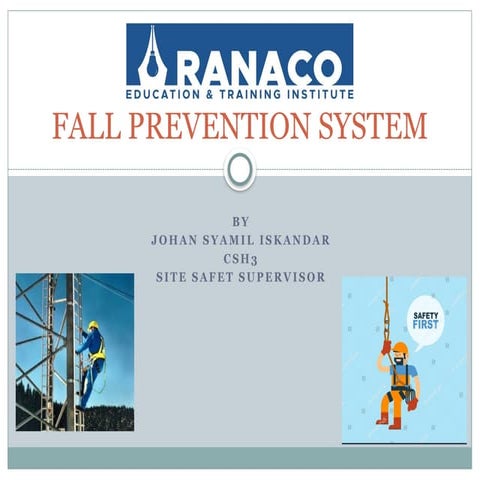 FALL PREVENTION SYSTEM (JOHAN).pptx..... | PPTX