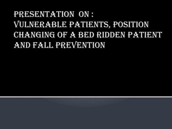 Fall prevention | PPT