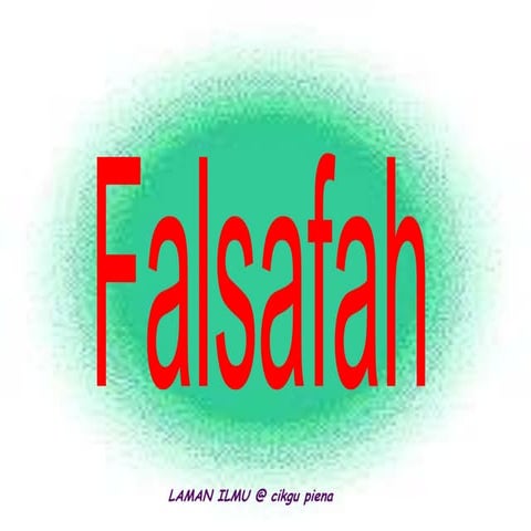 Falsafah | PPTX