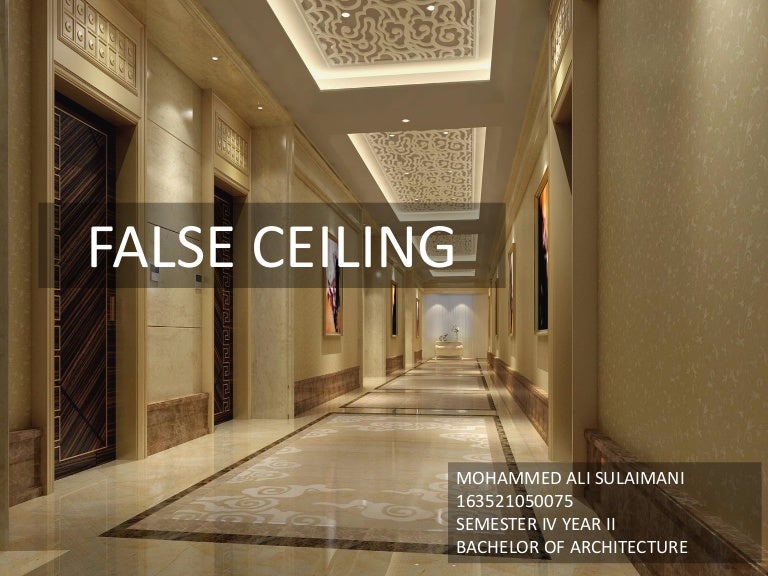 False ceiling