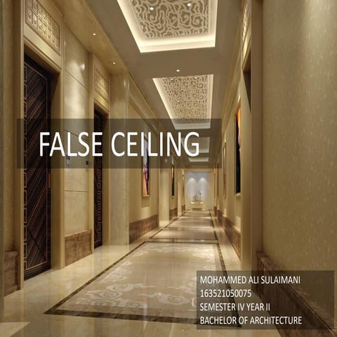 False ceiling | PDF