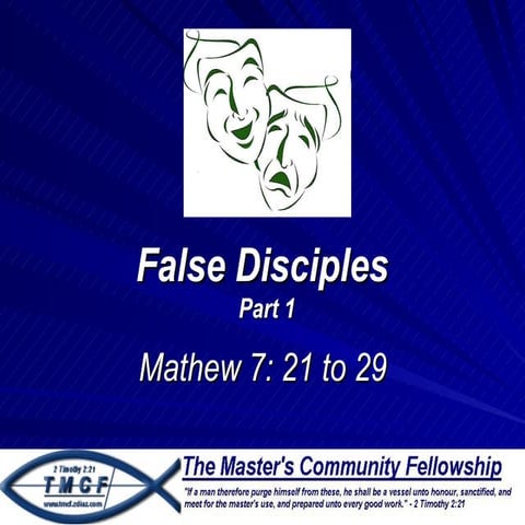 False disciples part 1 | PPT
