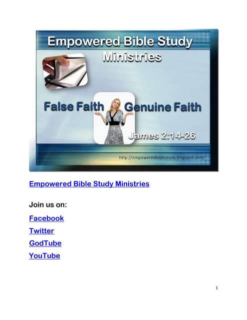 Faith Without Works is Dead | PPT