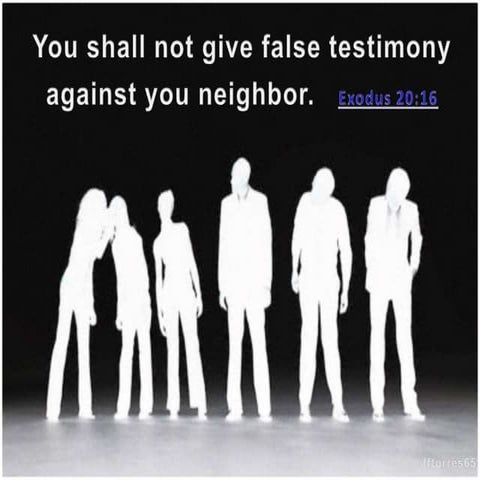 False testimony | PPTX