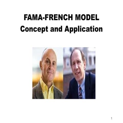 fama-and-french models and performance j | PPTX