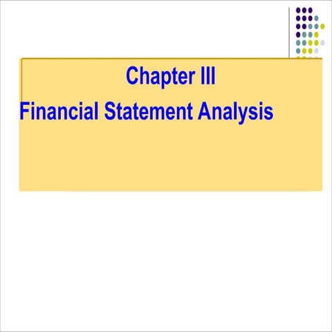 Financial statement analysis types & techniques | PPT