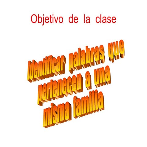 Familia de palabras blog1 | PPT