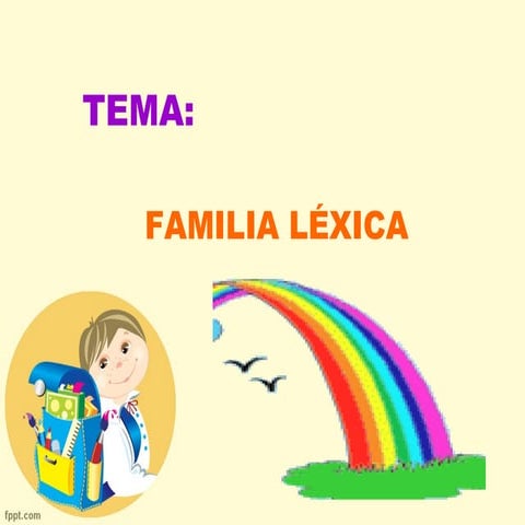 Familia de palabras | PPT