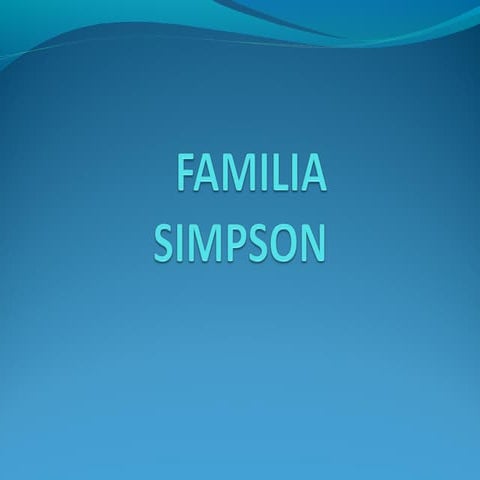 Familia simpson | PPT
