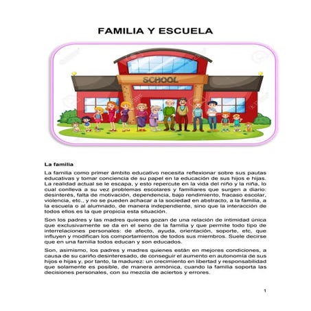 1. familia y educacion | PPTX