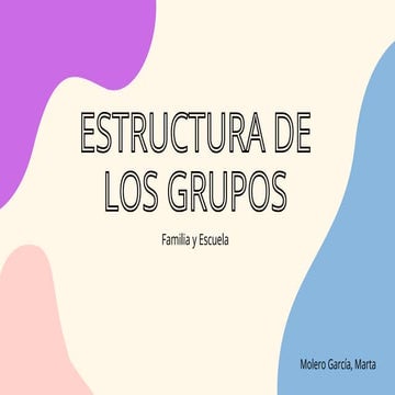 Estructura grupal; elementos: Roles, estatus, normas, comunicación. | PPTX