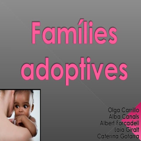Famílies adoptives | PPT