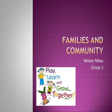 Families and community | PPTX