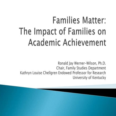 Families Matter (New Mexico Family Impact Seminar Briefing Report) | PPTX