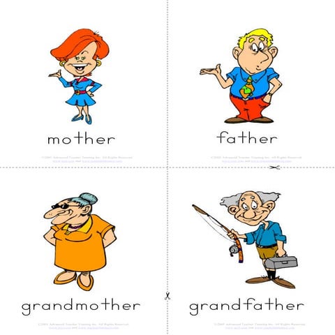 Family flashcards | PDF