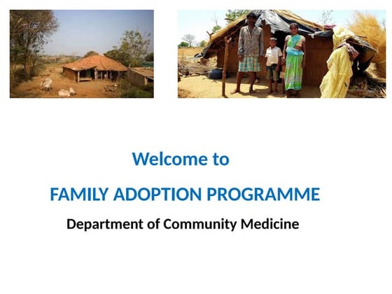 FAMILY ADOPTION PROGRAMME.pptx IMS&SUM Hospital | PPT