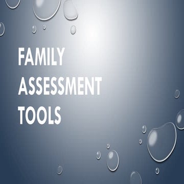 Family tools complete | PPTX