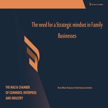 Family Business Course - The need for a Strategic mindset in Family ...