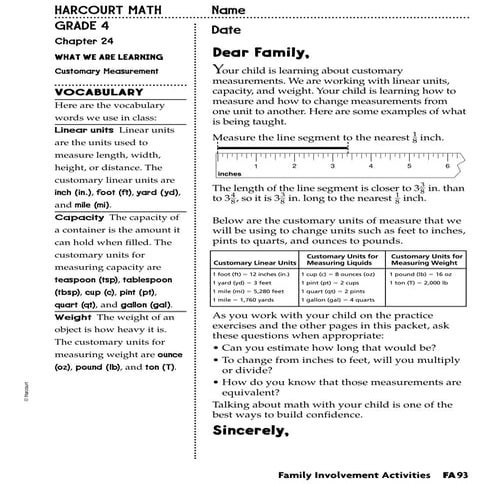 measurement and it's teaching for grade 4 | PPTX