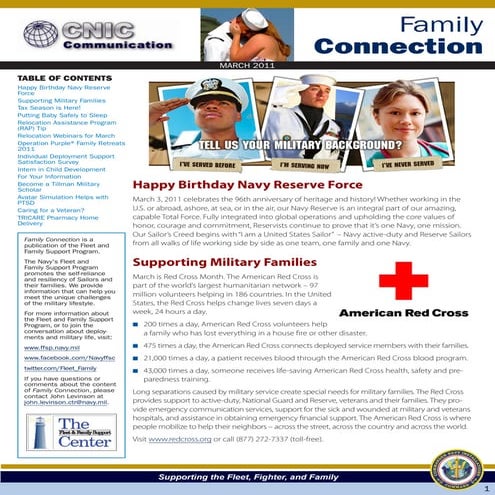 Family Connection Newsletter March 2011 | PDF | Parenting Babies and ...