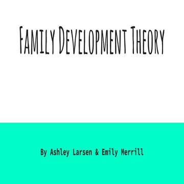 Family development theory (4) | PPTX