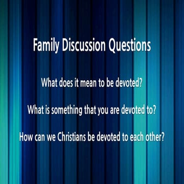 Family discussion guide | PDF