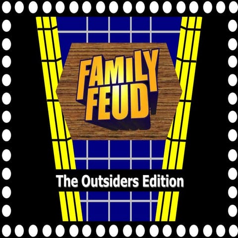 Family Feud The Outsiders edition | PPTX