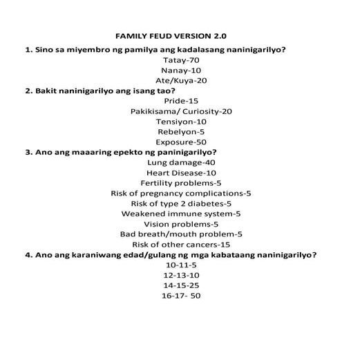FAMILY FEUD questions.docx
