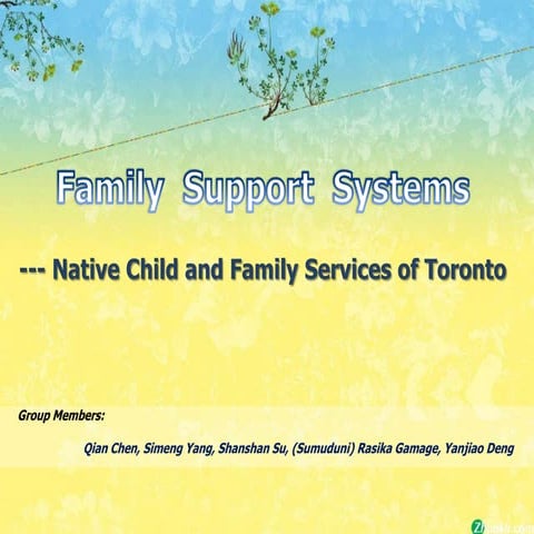 Family support system | PPTX