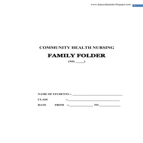 Family folder format | PDF
