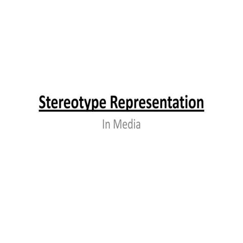 Representation of Masculinity in the Media | PPTX