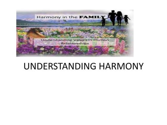 Unit 3 - Harmony in the family and society | PPTX
