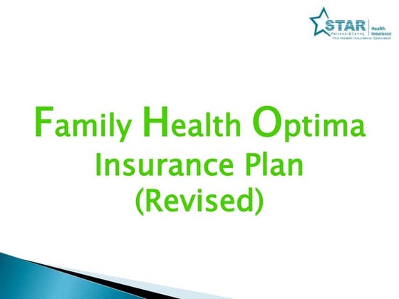 Star Heatlh Insurance Revised FHO Policy | PDF