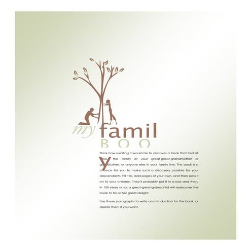 Family History Book | DOCX