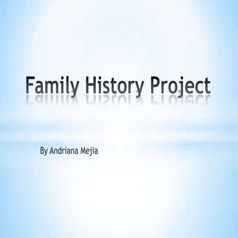 Family map | PPTX