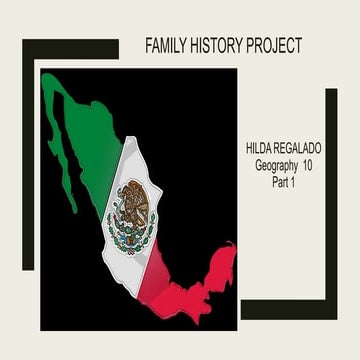 Family History Project Part 1 | PPT