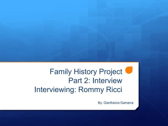 History project part two | PPT
