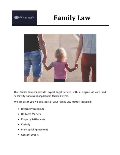 Family Law Basics | PPTX