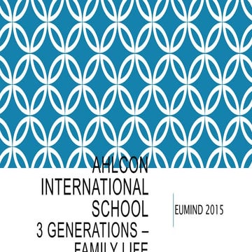 AHLCON INTERNATIONAL SCHOOL- FAMILY LIFE | PPTX