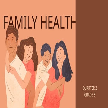 HEALTH: FAMILY LIFE POWERPOINT PRESENTATION | PPT