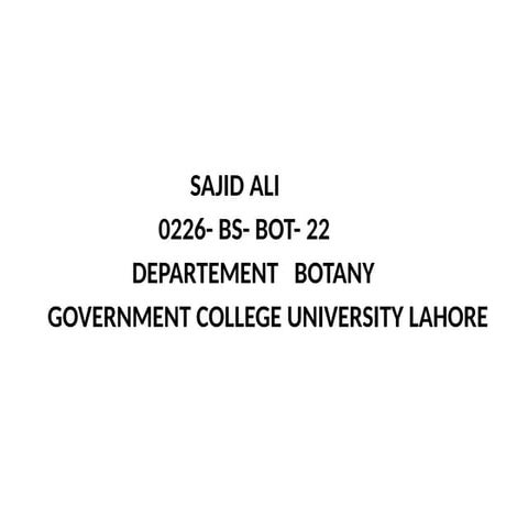 Family Liliaceae by Sajid Ali(0226-BS-BOT-22).pptx