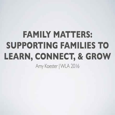 Family Matters | PDF