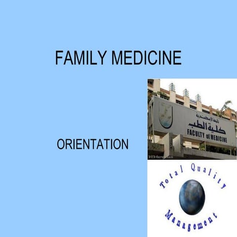 Family Assessment Tools in Family medicine residency | PPTX