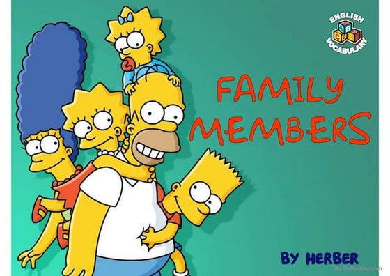 family-members-ppt- SIMPSOMS' family.ppt