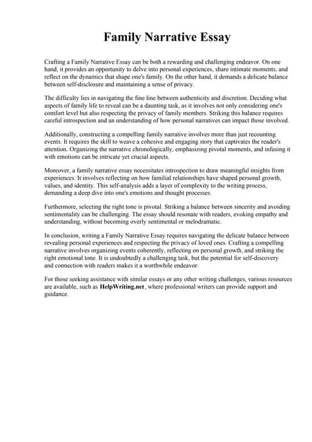 How To Write An Essay About My Family.pdf