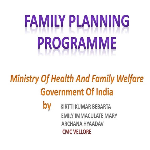 Family planning | PPTX