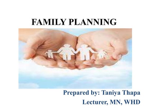 National family welfare programme | PPTX