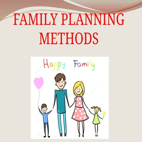 Family planning method | PPTX