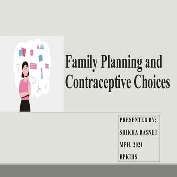 Family planning and contraceptive choices | PPT